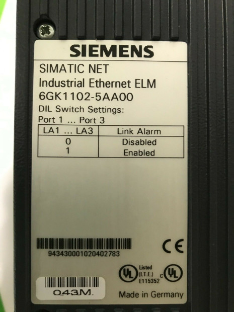 SIEMENS Simatic Net Industrial Ethernet 6GK1102-5AA00