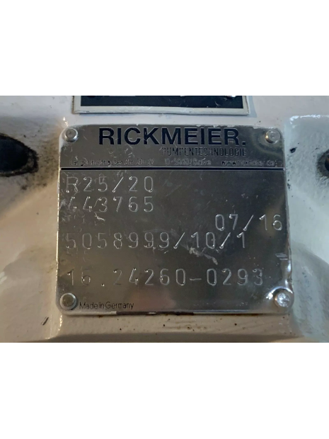 RICKMEIER R25/20 pompa
